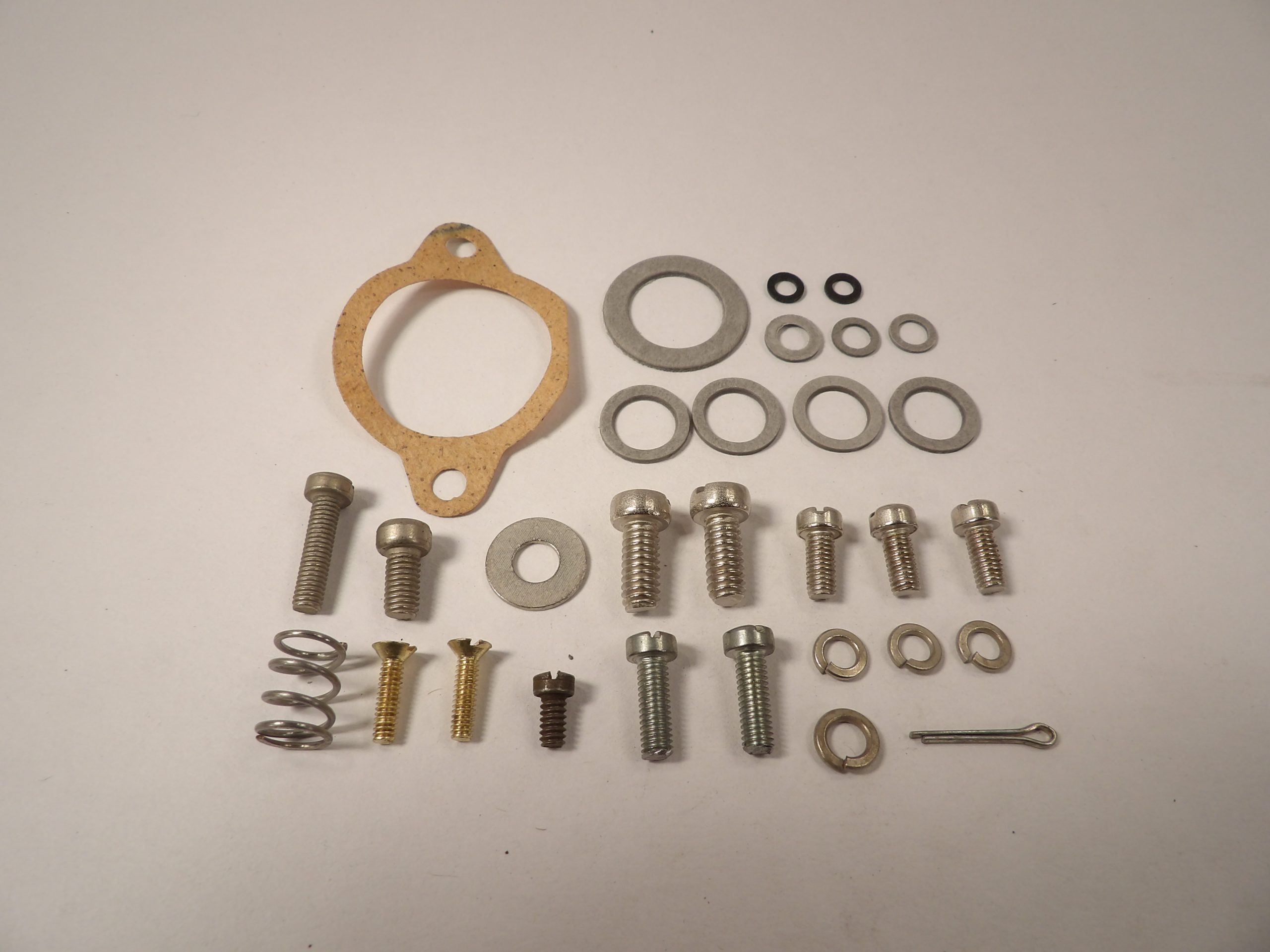Deluxe T3 ½, T4X Carb Hardware, Gasket & Seal Kit, 30 Pieces