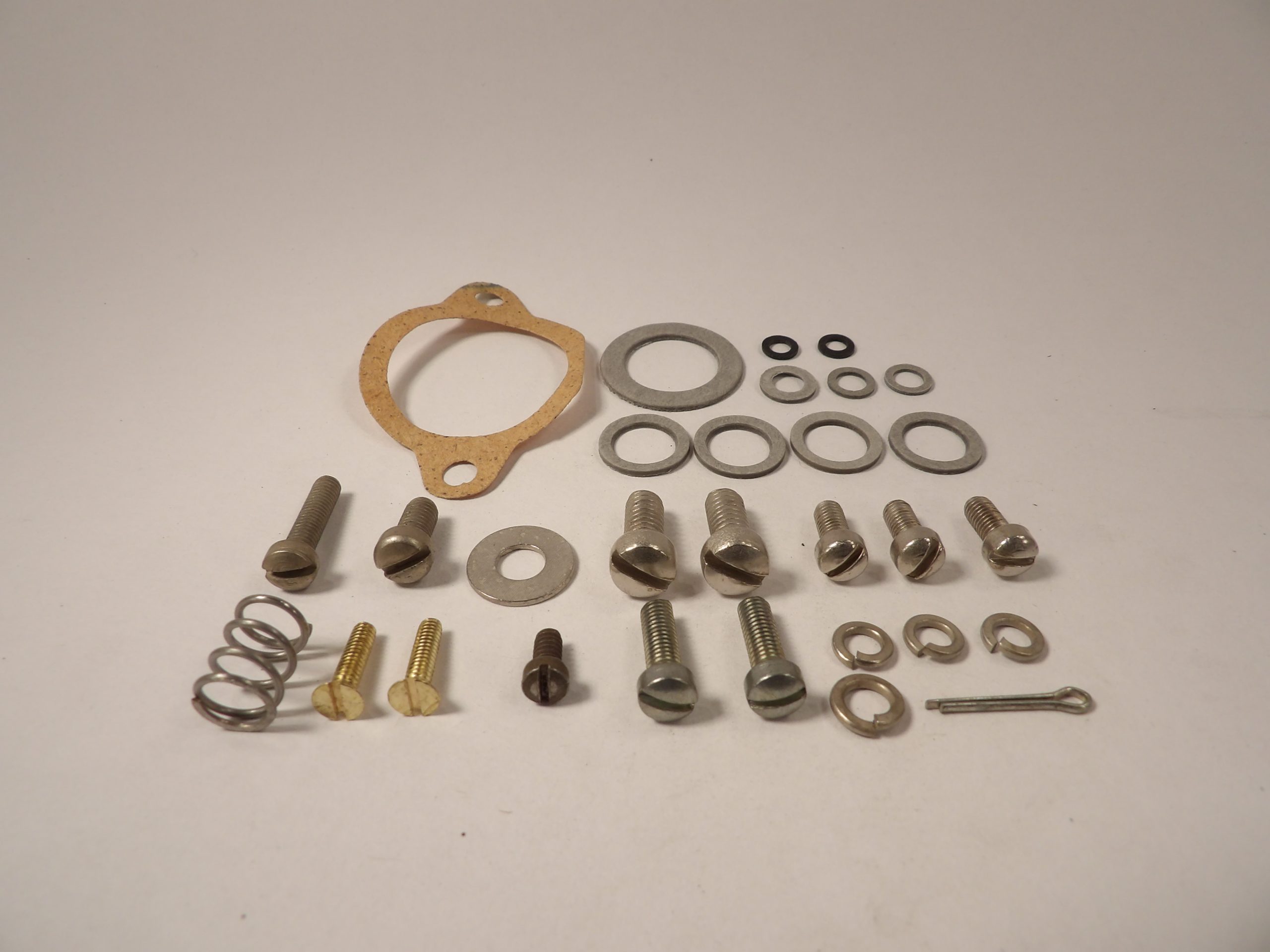 Deluxe T3 ½, T4X Carb Hardware, Gasket & Seal Kit, 30 Pieces